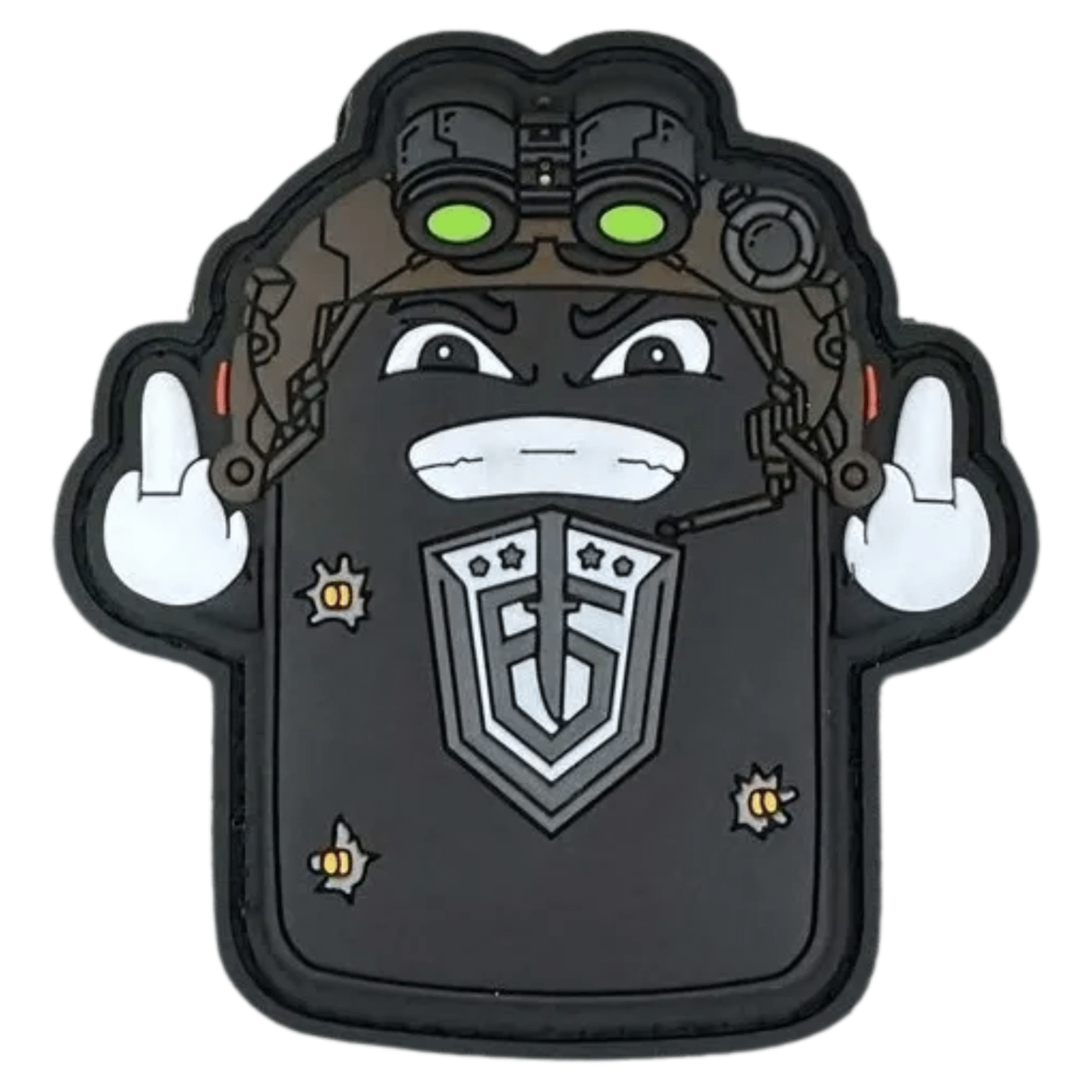 “YOU MISSED” PVC velcro patch – IGY6 DEFENSE